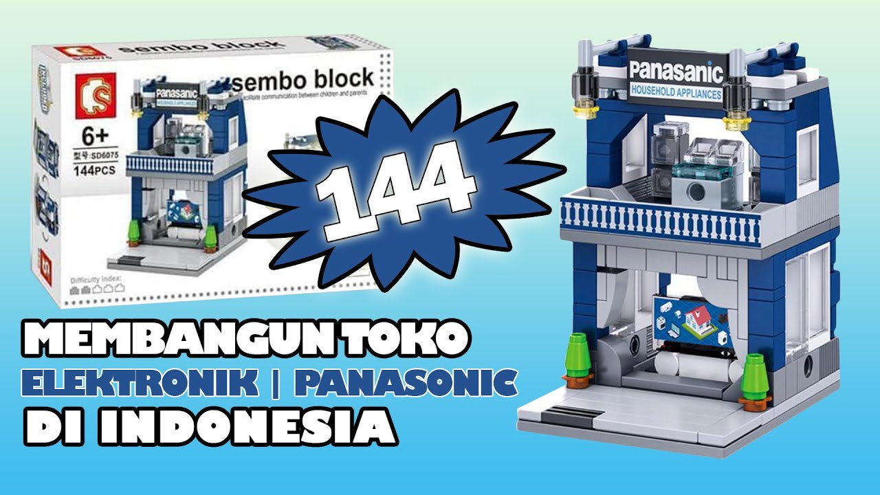 PANASONIC RUKO 2 LANTAI | SEMBO BLOCK PANASONIC BUILDING - YouTube