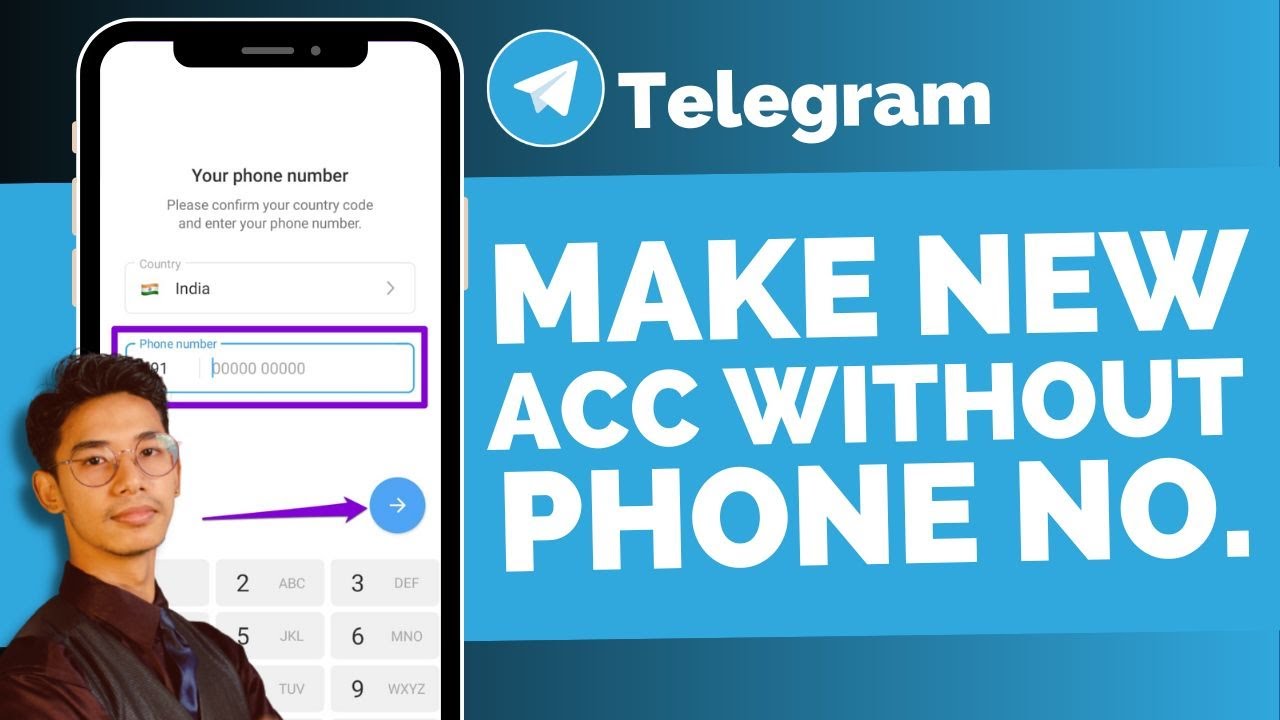 How To Make New Telegram Account Without Phone Number ! - YouTube