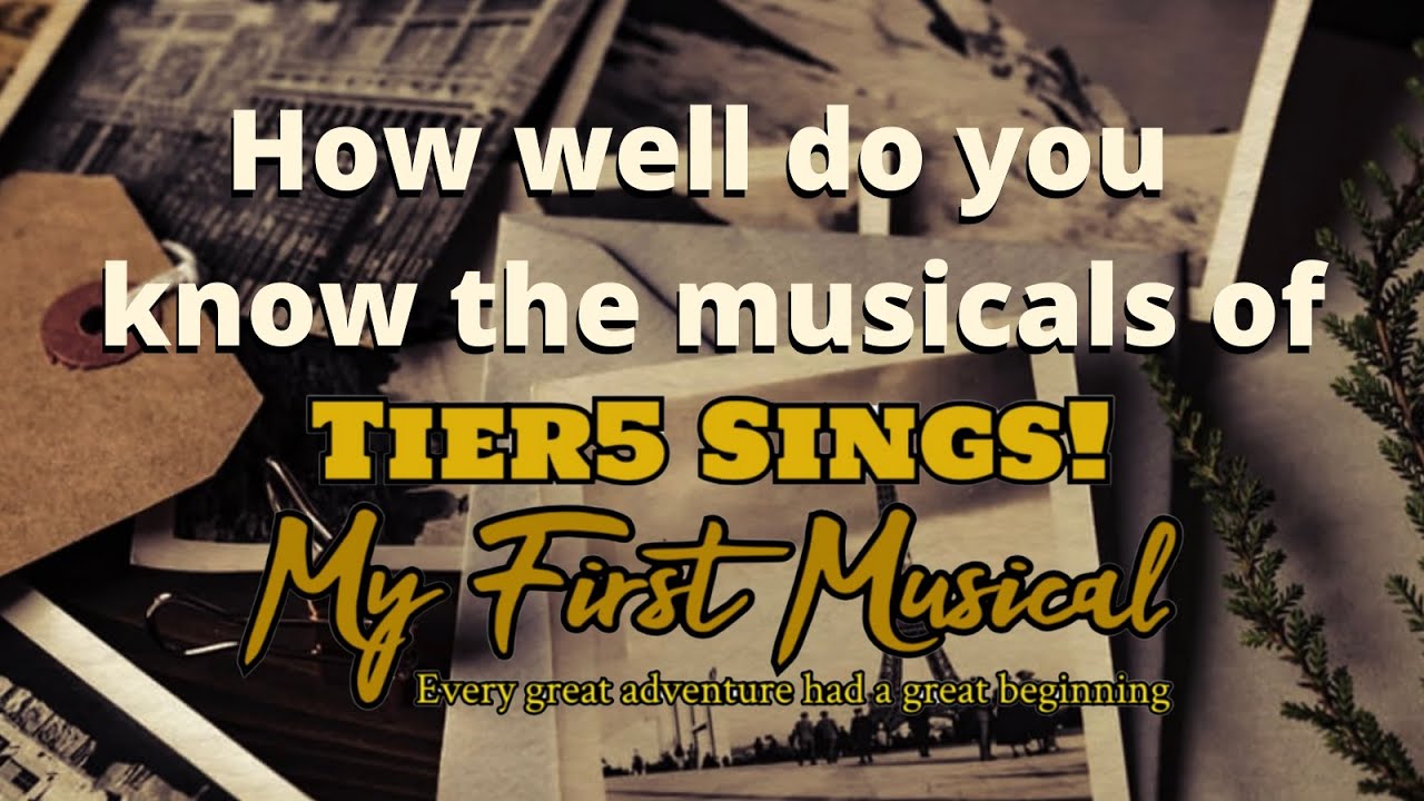 "Know The Musicals" Challenge: My First Musical Edition - YouTube