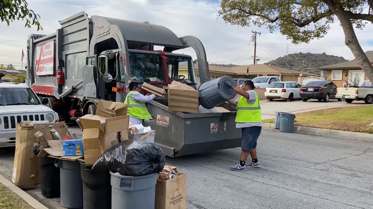 Athens Services on Manual trash (1165) - YouTube