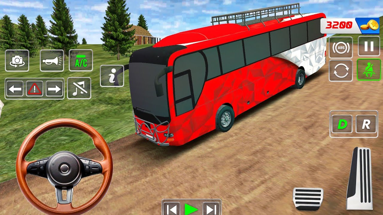 Real Bus Driving Games 2025 | Coach Bus Realistic Offroad Driving 3D ...
