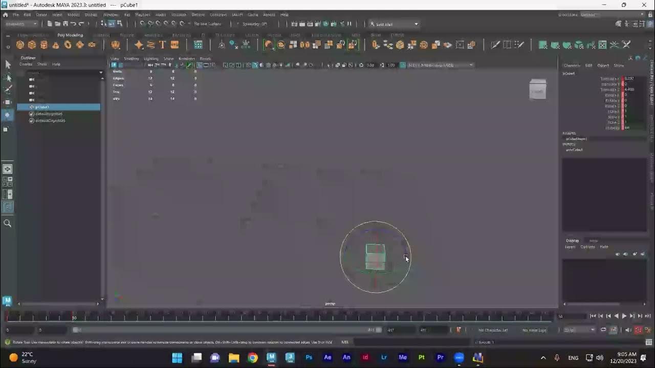Autodesk Maya 2024 - Introduction to Animation, Cameras, Seq Rendering - YouTube