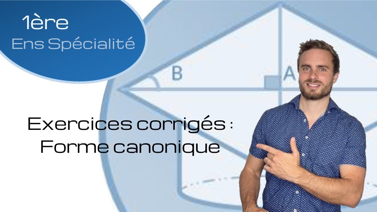 Exercices - Forme Canonique - Interrogation - Second degré - Première ...