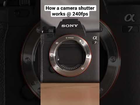 How a camera shutter works (in slow motion) - YouTube