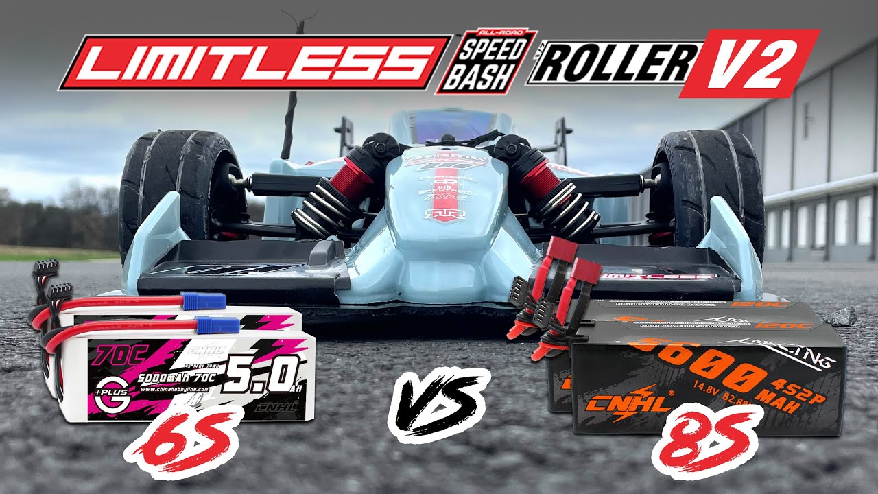 Arrma Limitless V2 | 6S vs 8S Speed Runs!! - YouTube