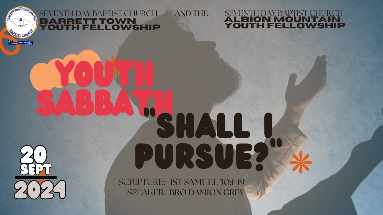 Divine Service II SHALL I PURSUE II 1 Samuel 30 II Bro Damion Grey ...