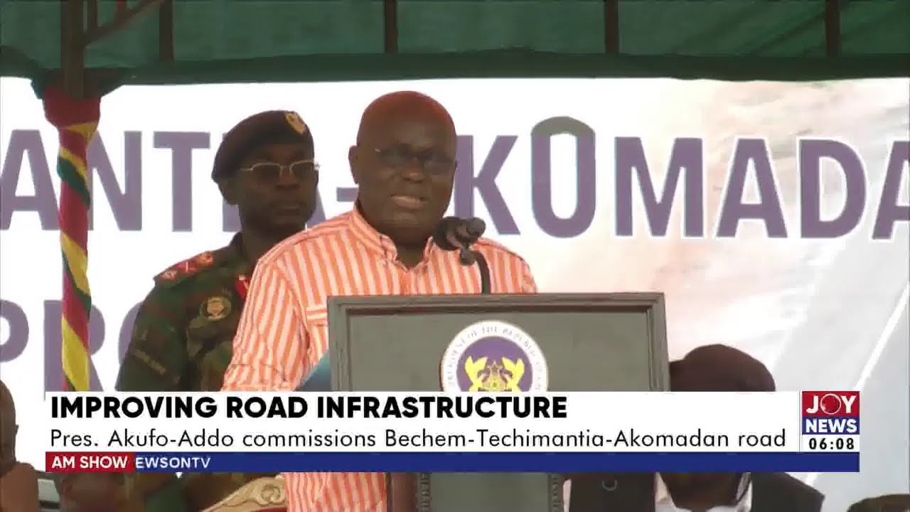 Improving Road Infrastructure: Pres Akufo-Addo commissions Bechem ...