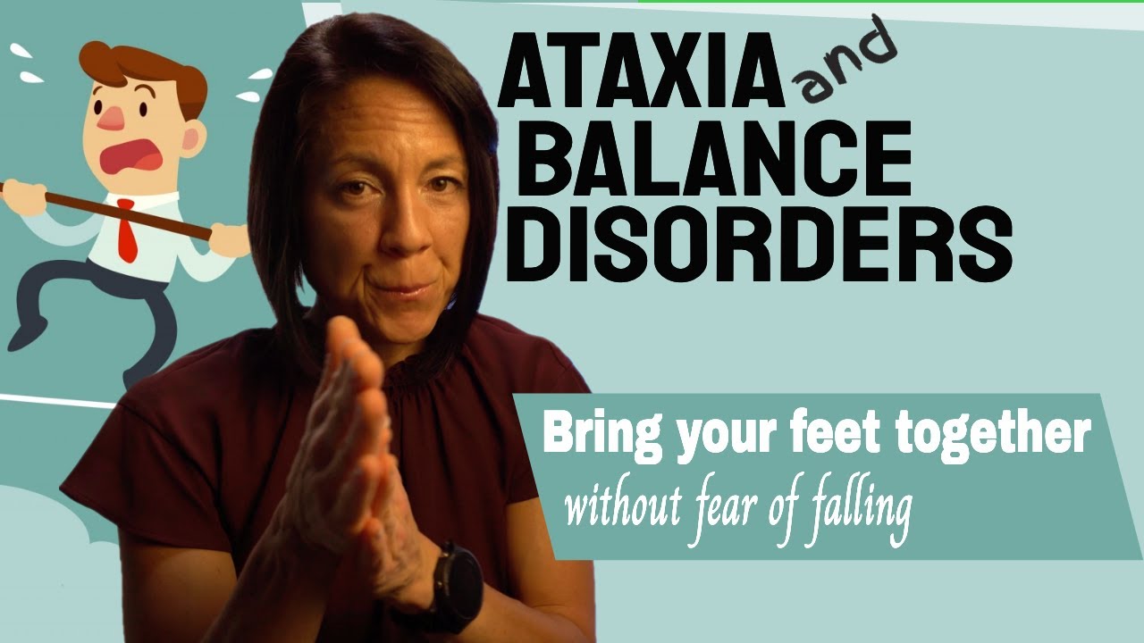 Ataxia: Relearn standing and walking - YouTube