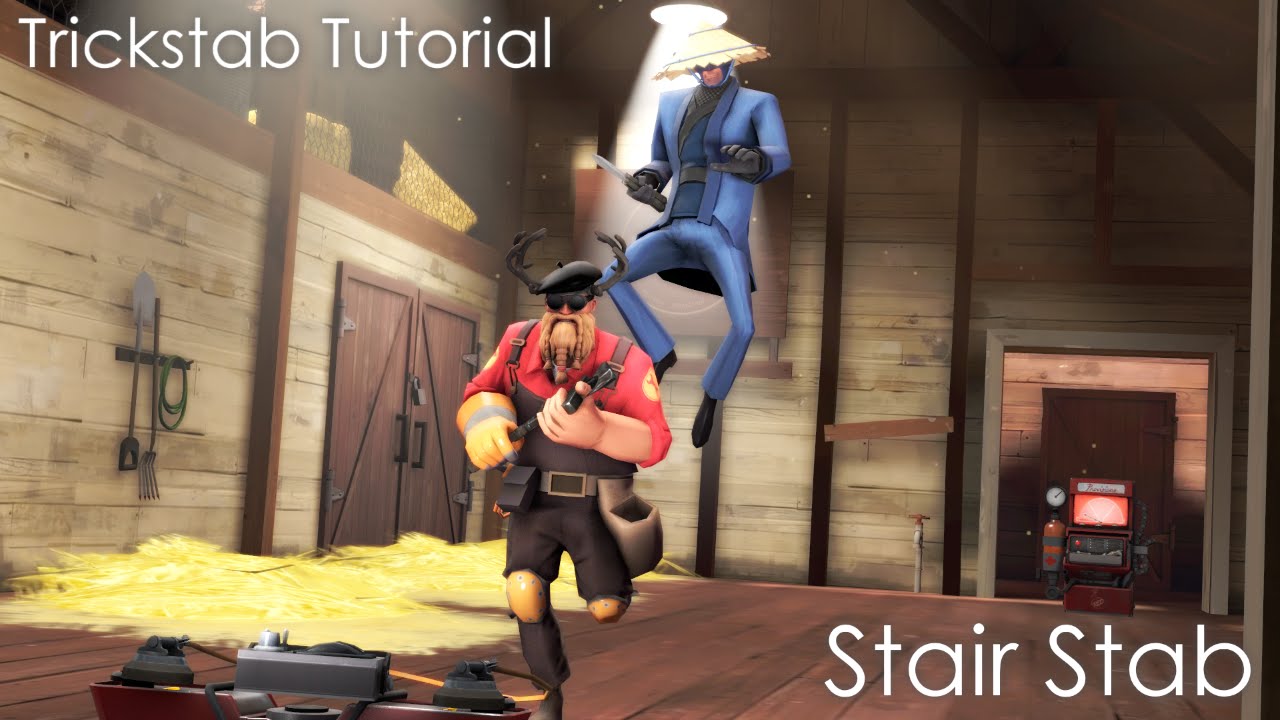 TF2 - Trickstab Tutorial [Stair Stab] - YouTube