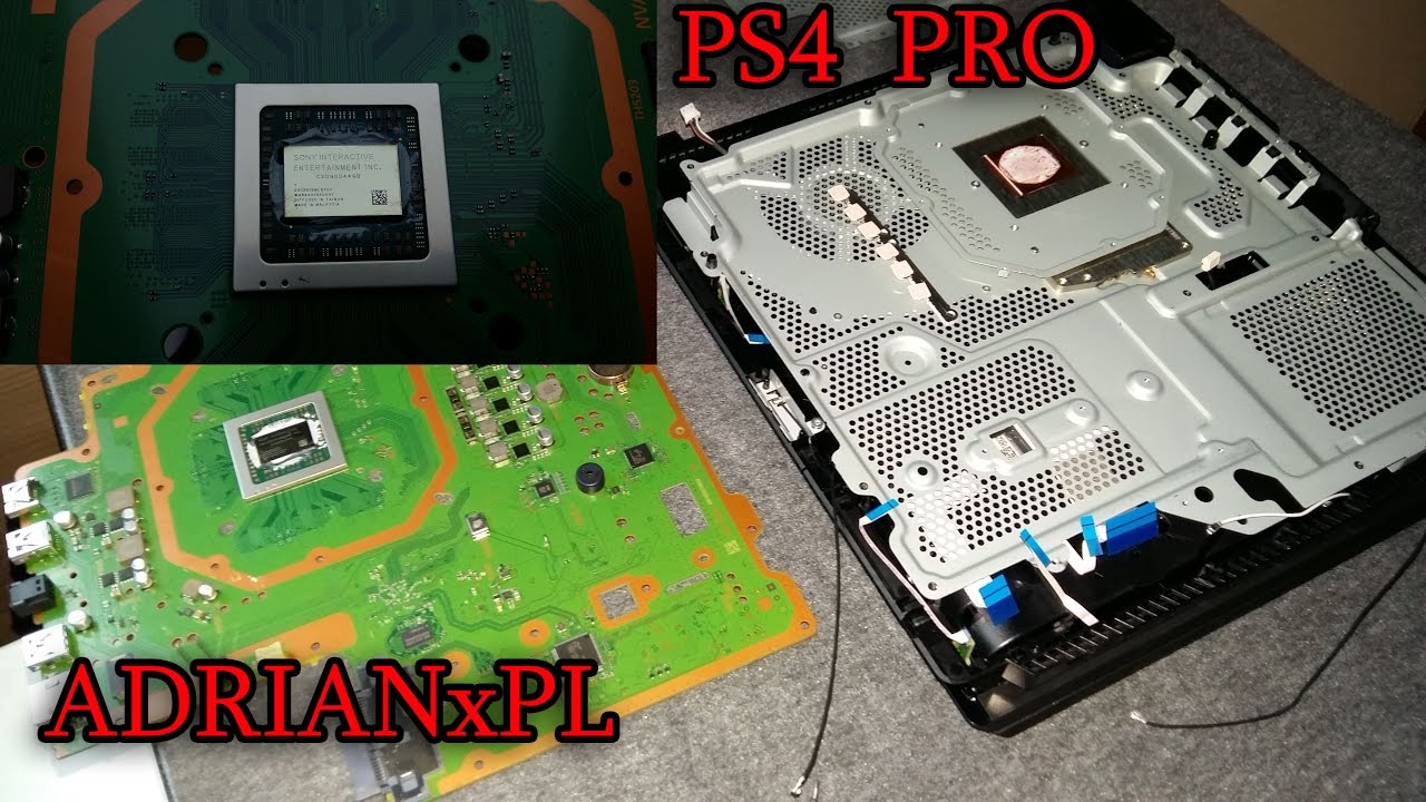 PS4 PRO PROCESOR // Jak wygląda procesor i pasta w konsoli PS4 PRO ...