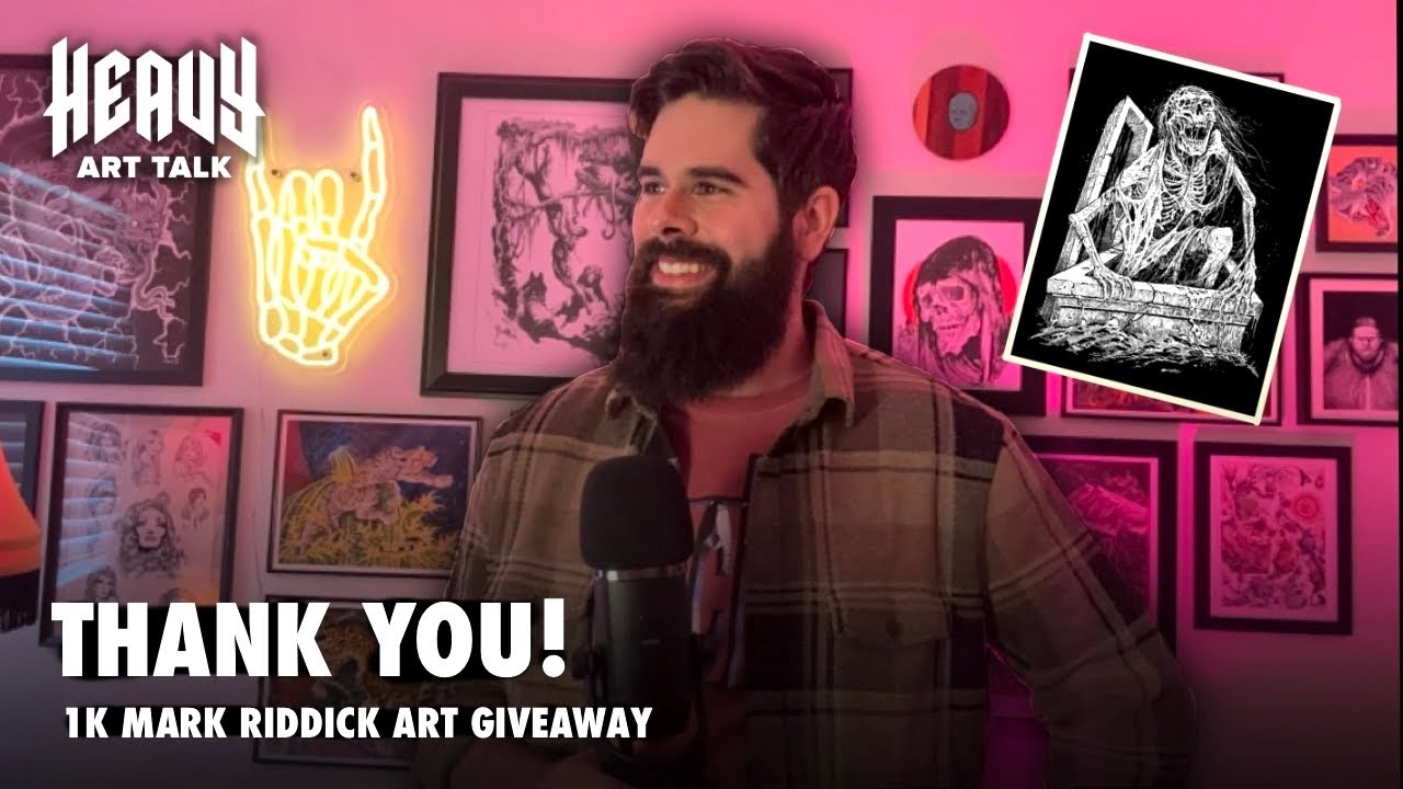 Mark Riddick Art Giveaway + State of the Channel - YouTube