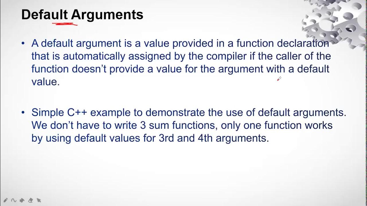 Lect 34 Inline function & Default arguments - YouTube