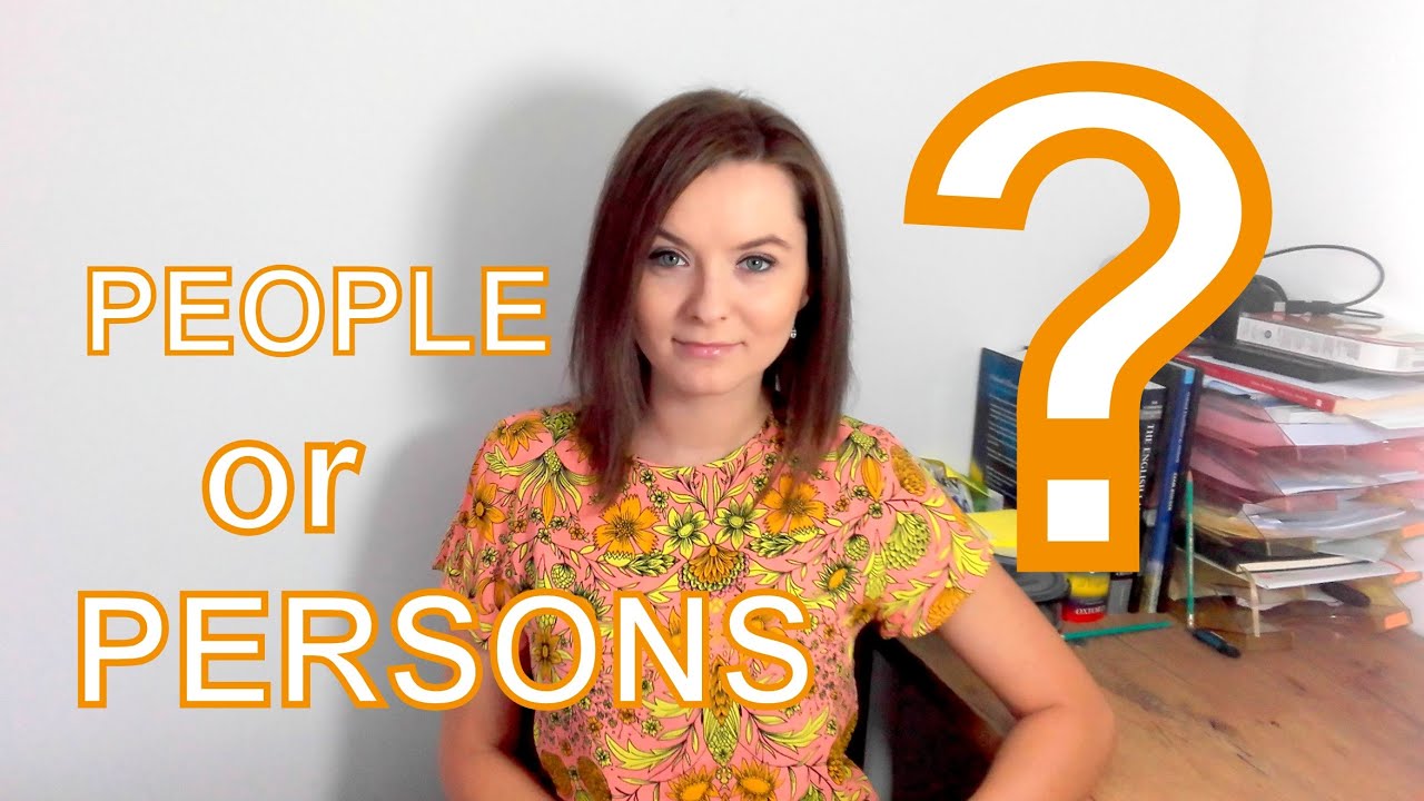 People or persons? - YouTube