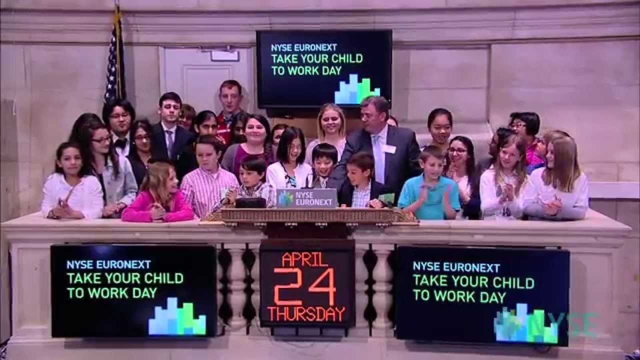 NYSE Celebrates Take Your Child to Work Day Program - YouTube