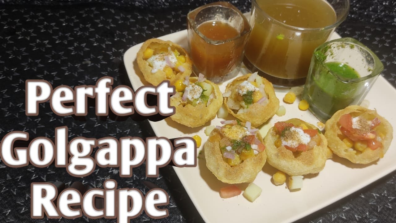 Perfect Golgappa Recipe ever|Pani Puri Recipe|Sweet Chutney|Khata Pani ...