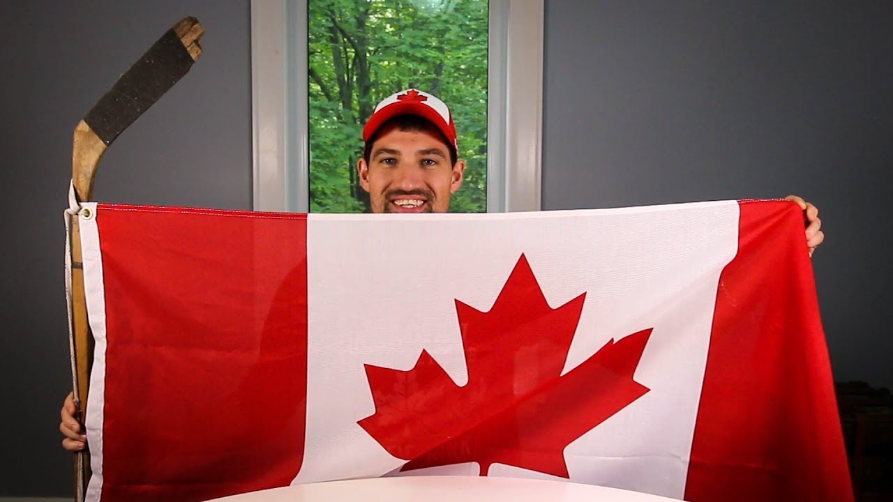 DIY Hockey Stick Flag - YouTube