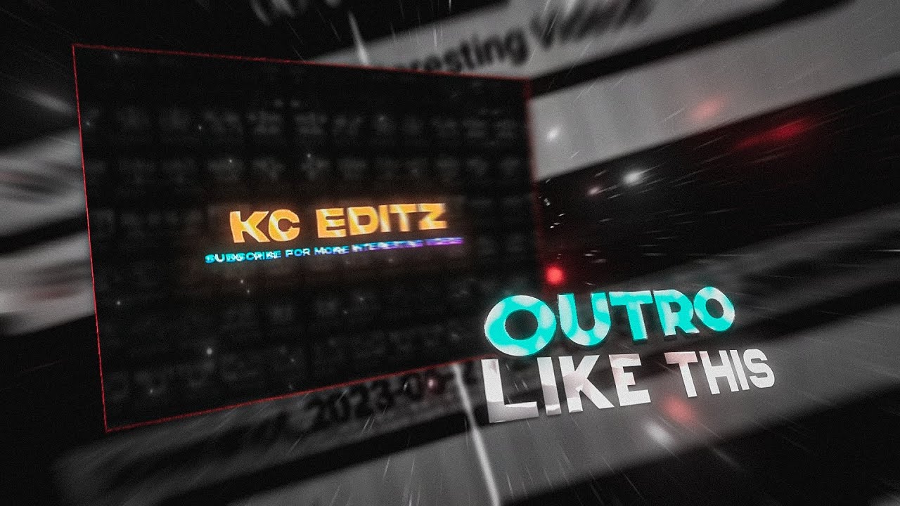 Alight Motion Outro Preset | Outro Like Kc Editz - YouTube