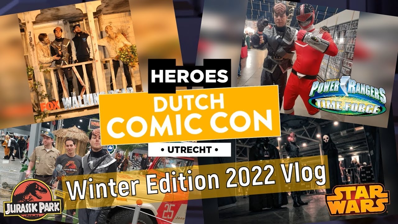 Dutch Comic Con Winter Edition 2022 Vlog | VLOGTIJD! | Leon Kerkdijk ...