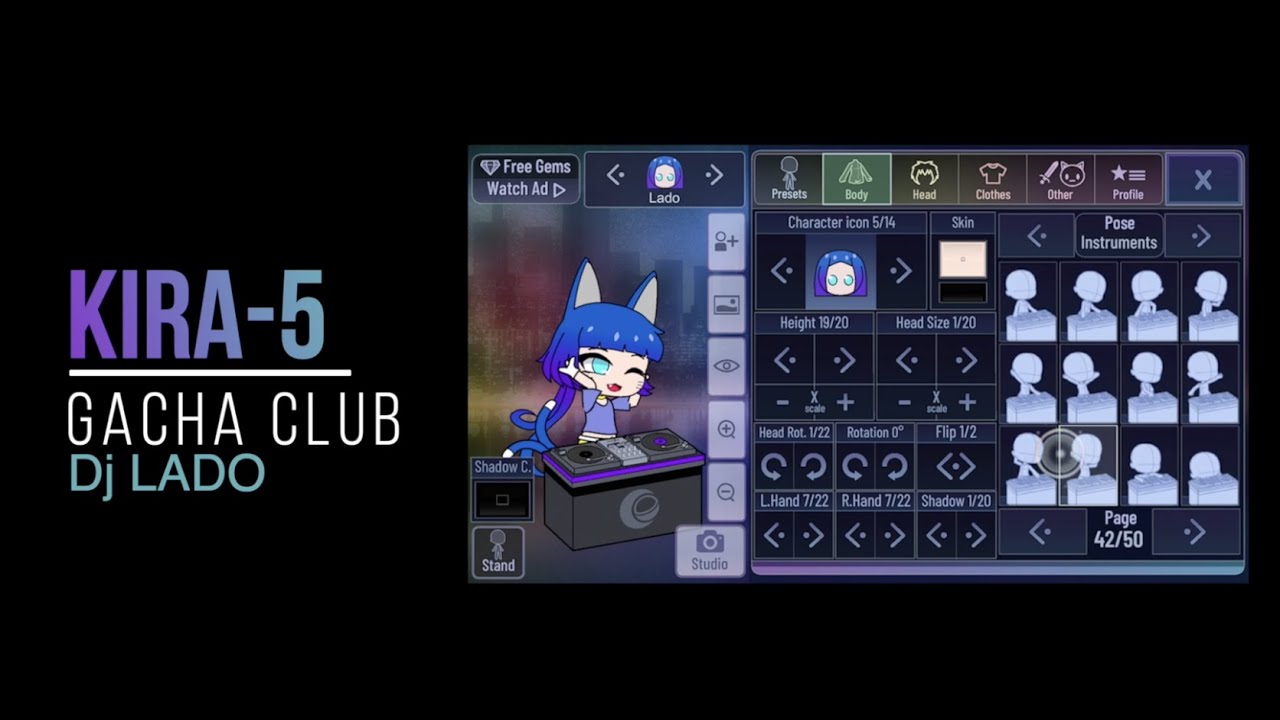 GACHA CLUB - Dj LADO - YouTube