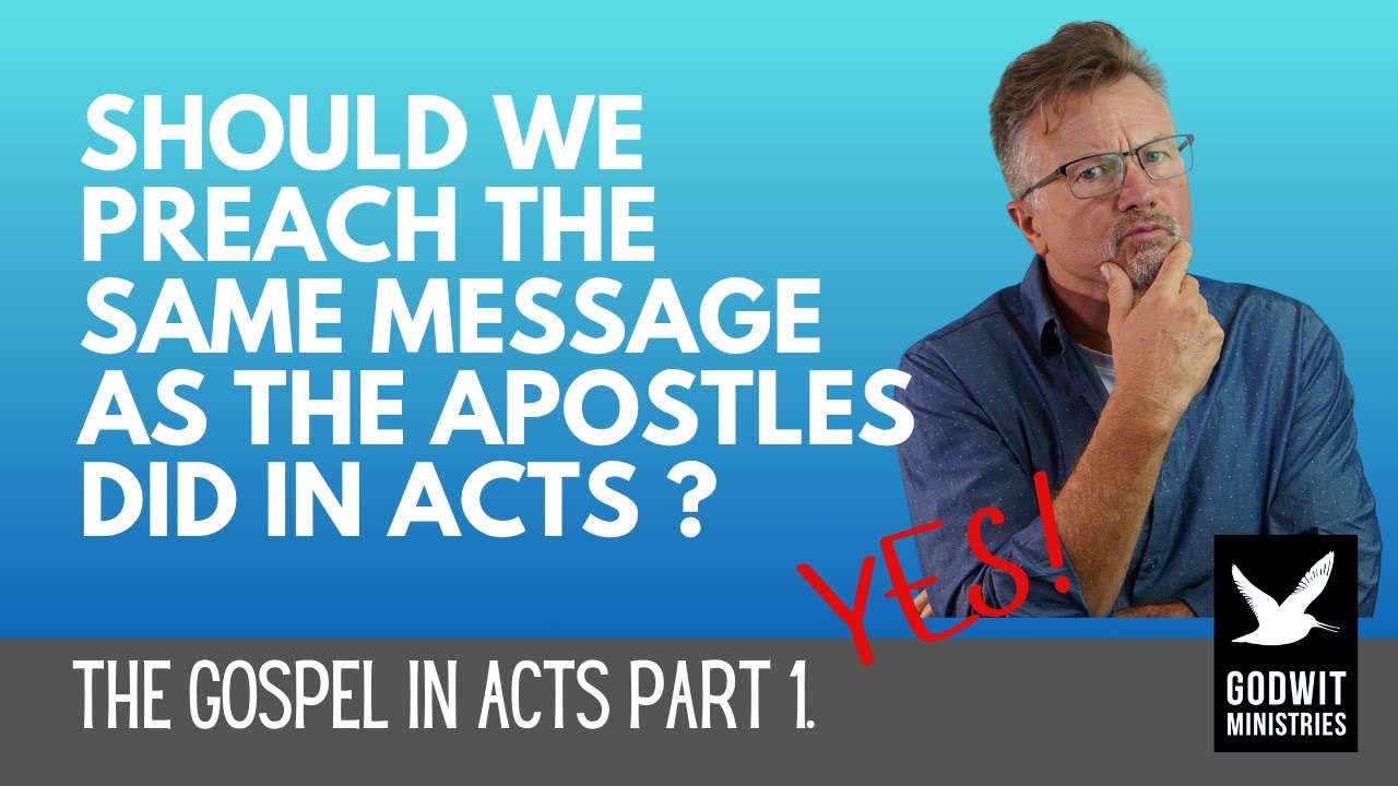 The Gospel as Preached in Acts - YouTube