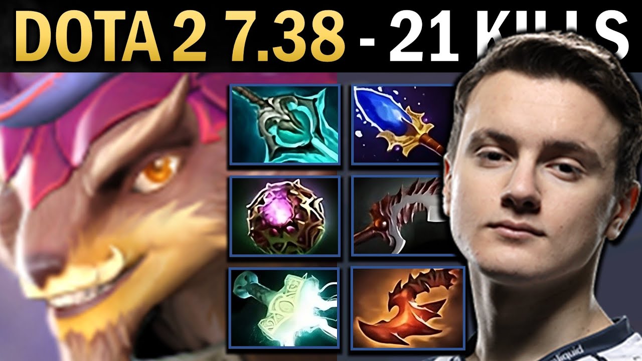 Pangolier Gameplay Miracle with 21 Kills and Disperser - Dota 2 7.38 ...