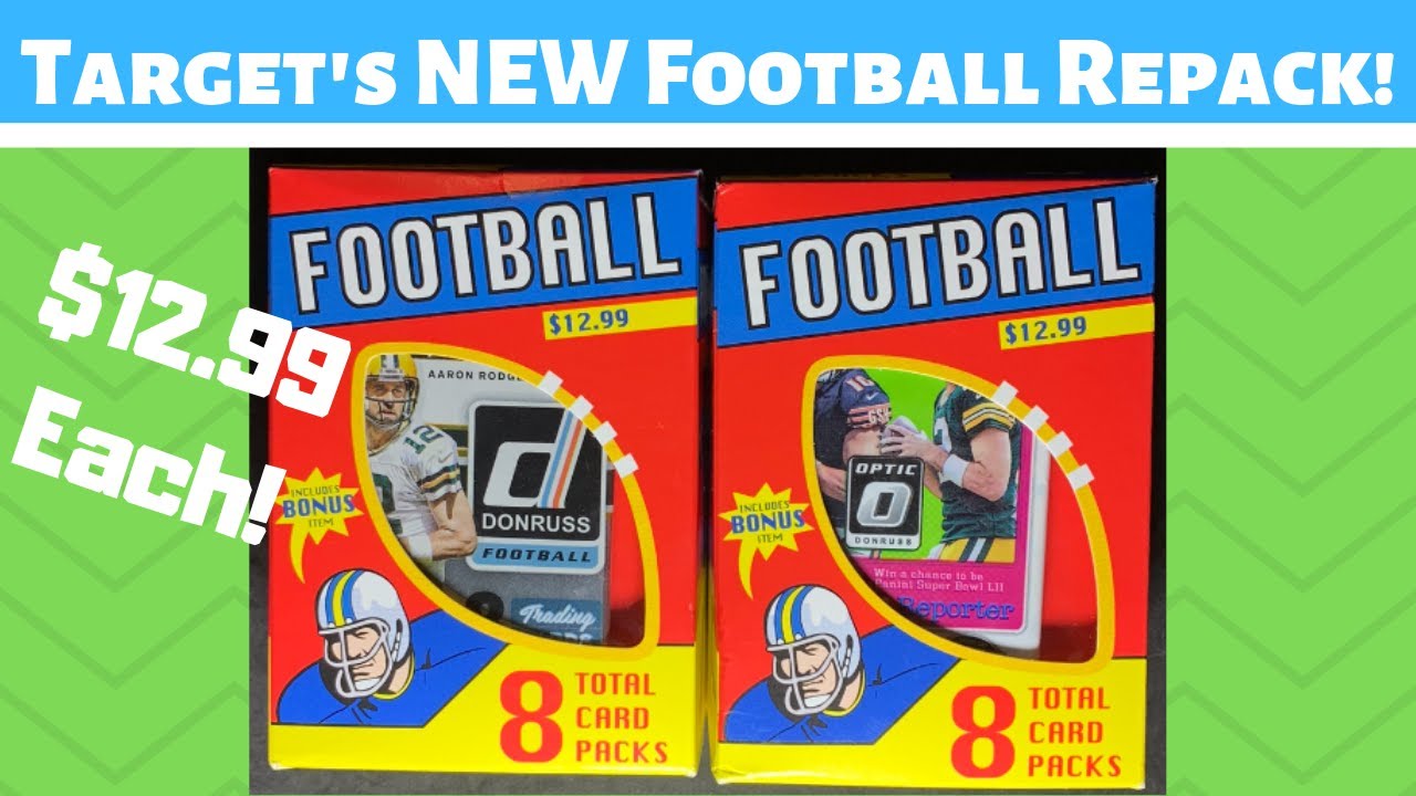 Two *NEW* Target Football Repack Boxes! $12.99 Each! - YouTube