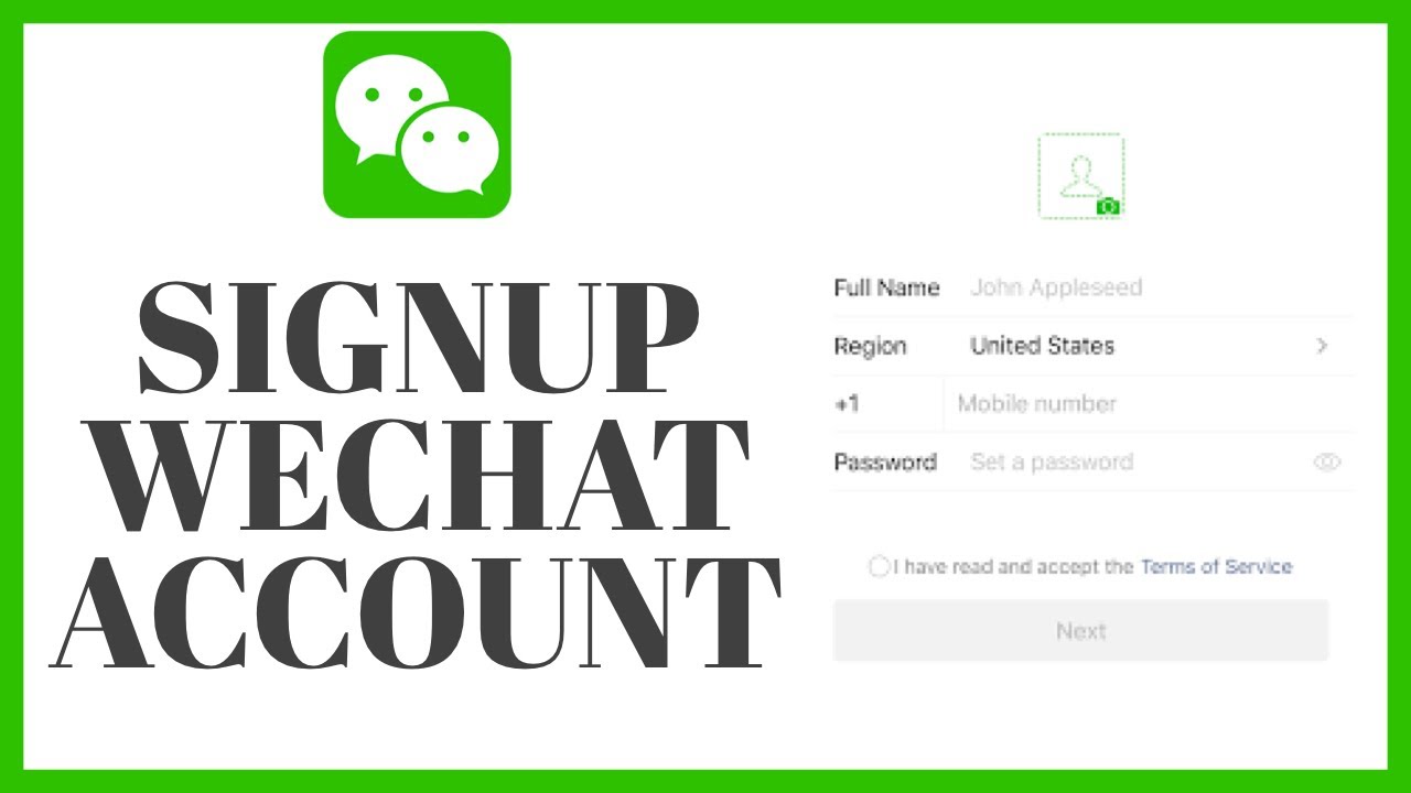 How To Sign Up WeChat? Create New WeChat Account 2022 - YouTube