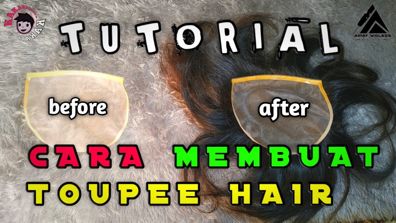 CARA MEMBUAT WIG TOUPEE HAIR DARI RAMBUT ASLI #wig #rambut #cara # ...
