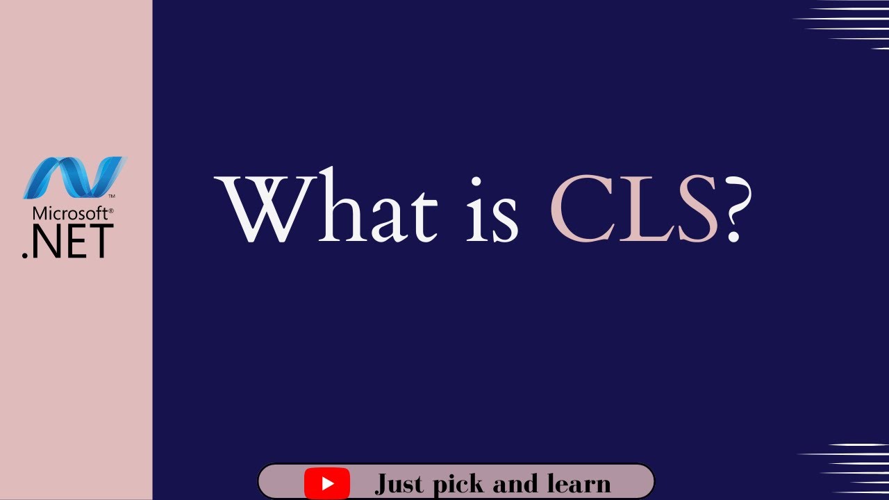 What Is CLS Common Language Specification NET Fundamentals NET