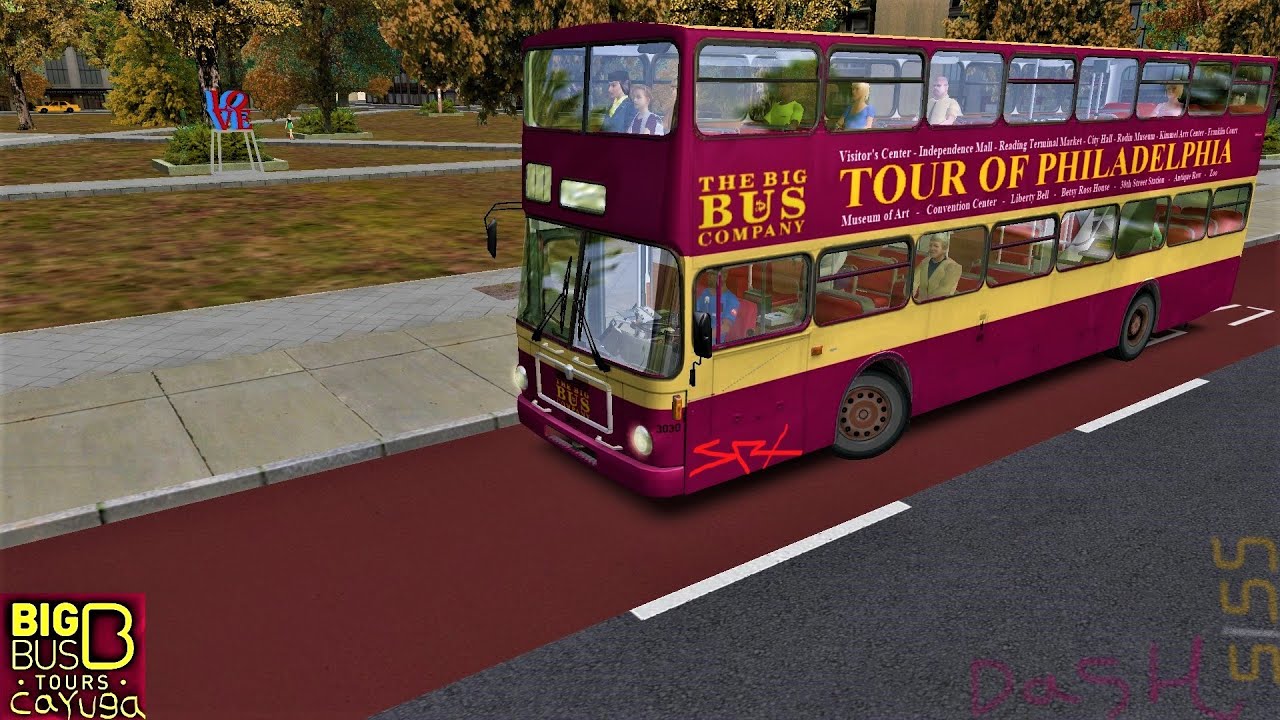 Omsi 2 - Cayuga USA 0.7.6 - Big Bus Tours Of Cayuga City Via Market ...