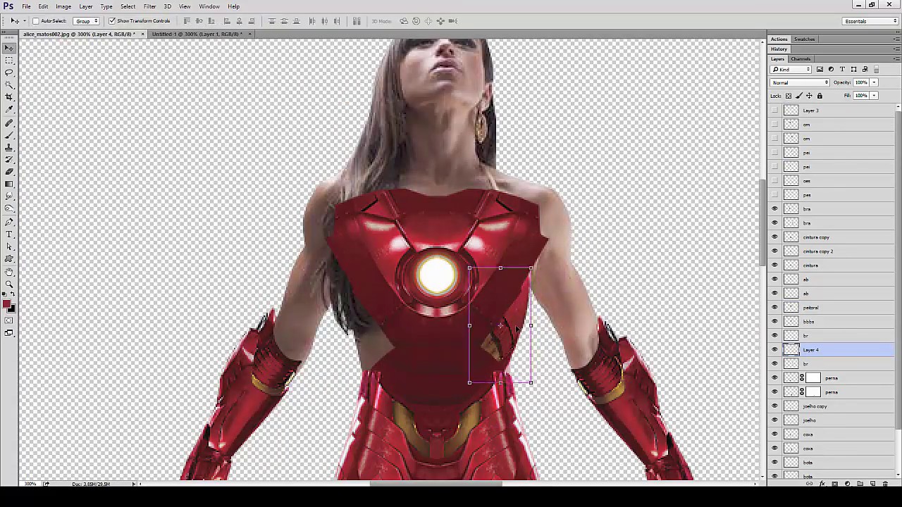 Edição de imagem com da fitness Alice Matos - YouTube