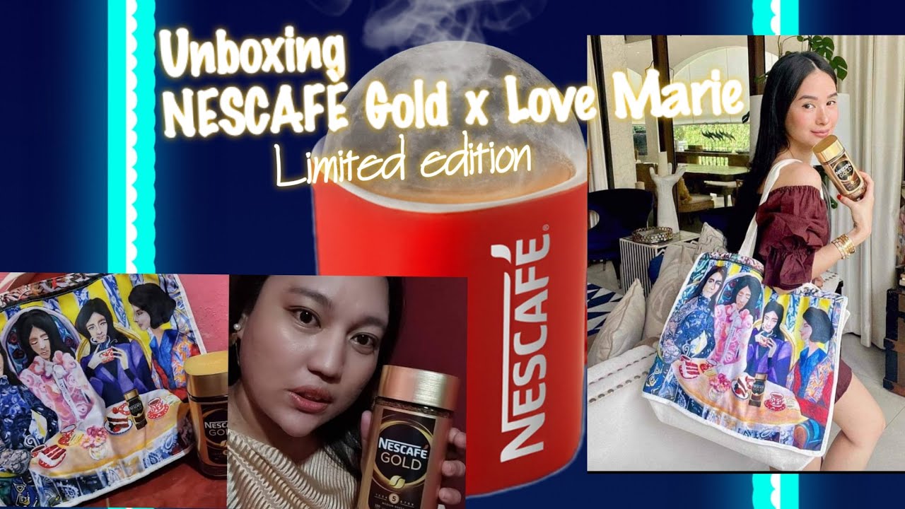 Unboxing NESCAFÉ GOLD x LOVE MARIE Tote Bag Limited Edition | Heart Evangelista | Jacky tatel ...