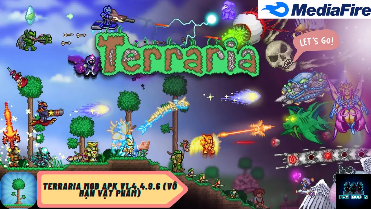 HƯỚNG DẪN HACK / MOD GAME : Terraria MOD APK v1.4.4.9.6 (Vô hạn vật ...