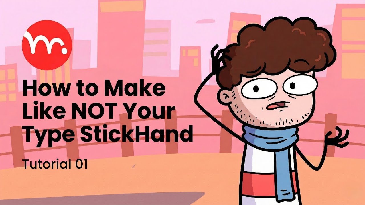 How to Make Stick Hand in Moho Pro | Not Your Type Style Tutorial - YouTube