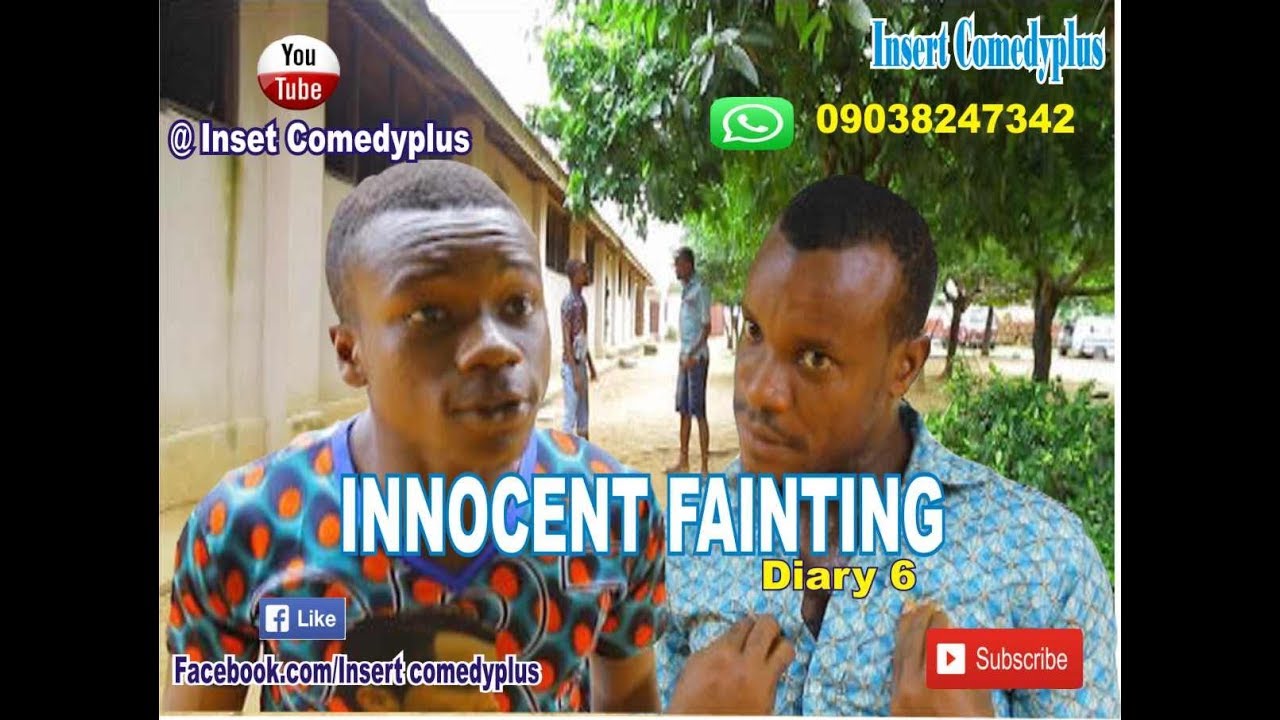 Innocent Fainting Diary 6..Insert comedyplus funny video - YouTube
