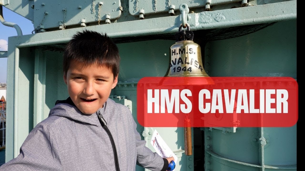 HMS Cavalier CA-class destroyer, Chatham, England - YouTube