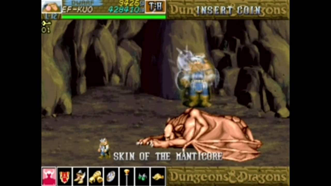 DDSOM DWARF COMBO Manticore Dungeons Dragons Shadow over Mystara 矮人無限追打 ...