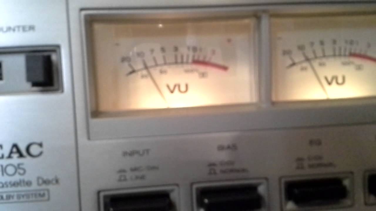 Teac A-105 cassette deck - YouTube