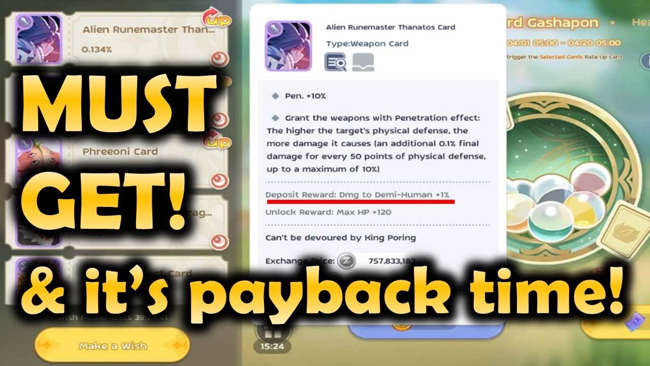 IT'S PAYBACK TIME! MUST GET THIS CARD NOW! - YouTube