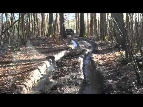 Pinzgauer mud tracks. - YouTube