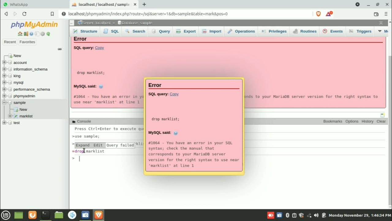 how to use create,alter,drop,rename from mysql in tamil - YouTube