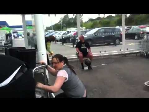 Asda hunts cross - YouTube