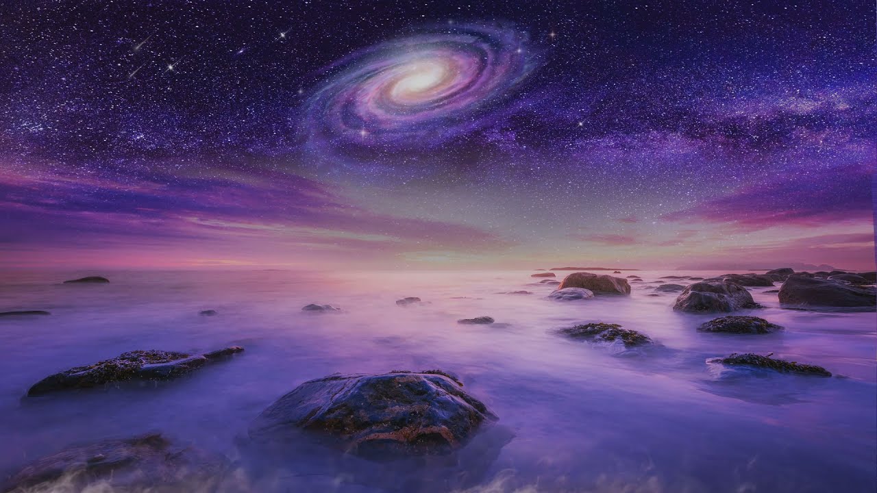 Galaxy Mist - Relaxing 1 Hour 10Hz Alpha Session, Calming Music with ...