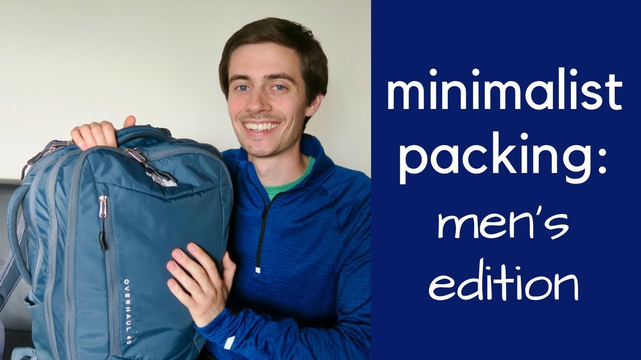 Minimalist Packing: Men's Edition | Minimalist Packing Ideas for Men ...