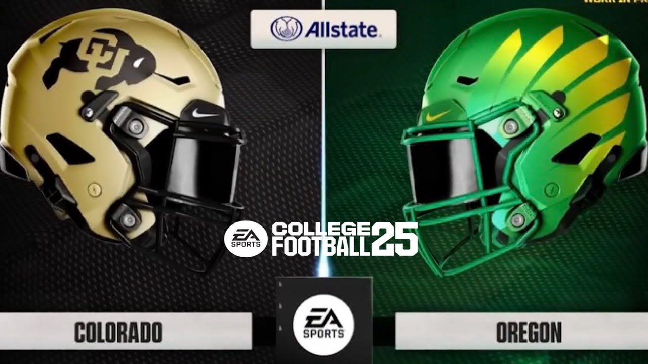 CFB 25 Gameplay (Colorado Vs Oregon) - YouTube