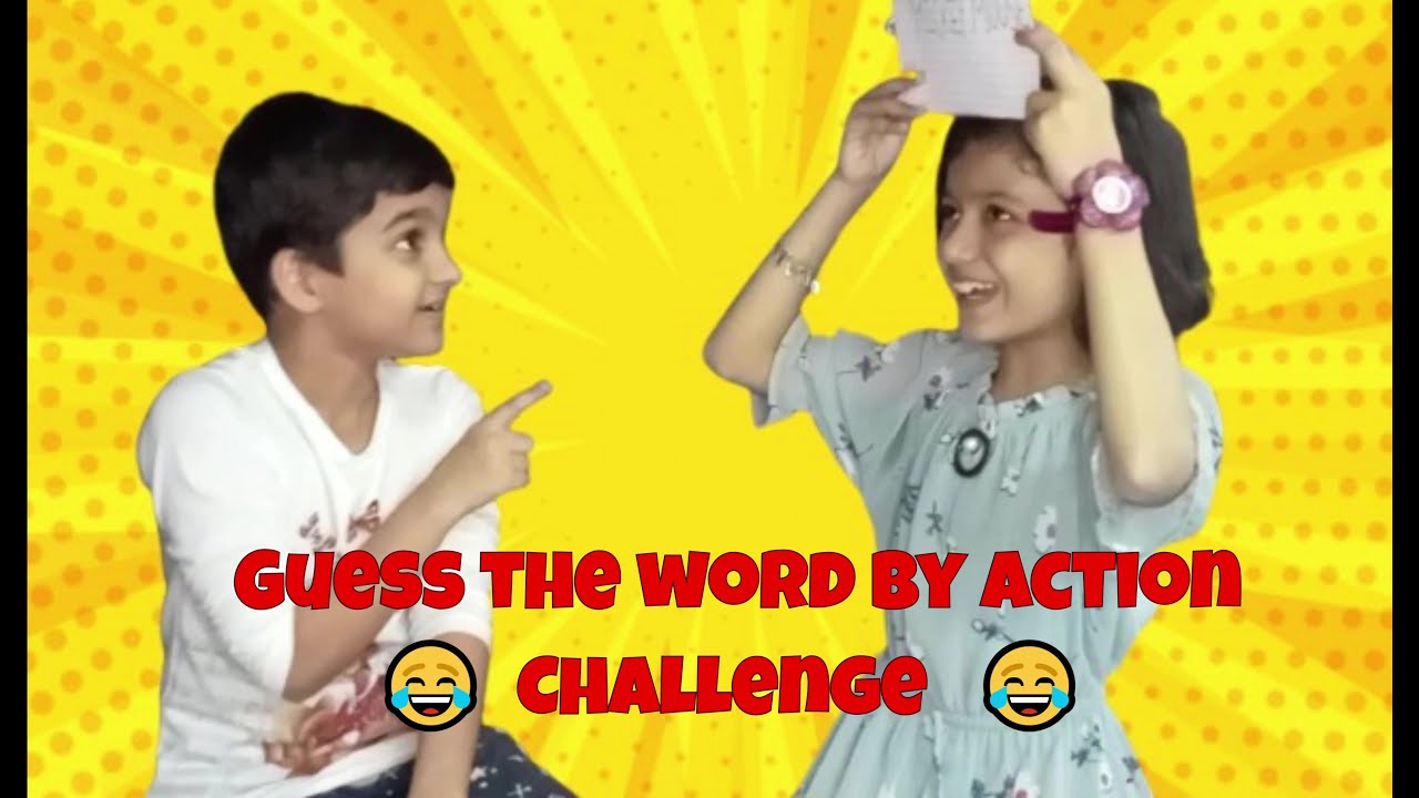 Guess The Word By Action challenge | Fun with UP - YouTube