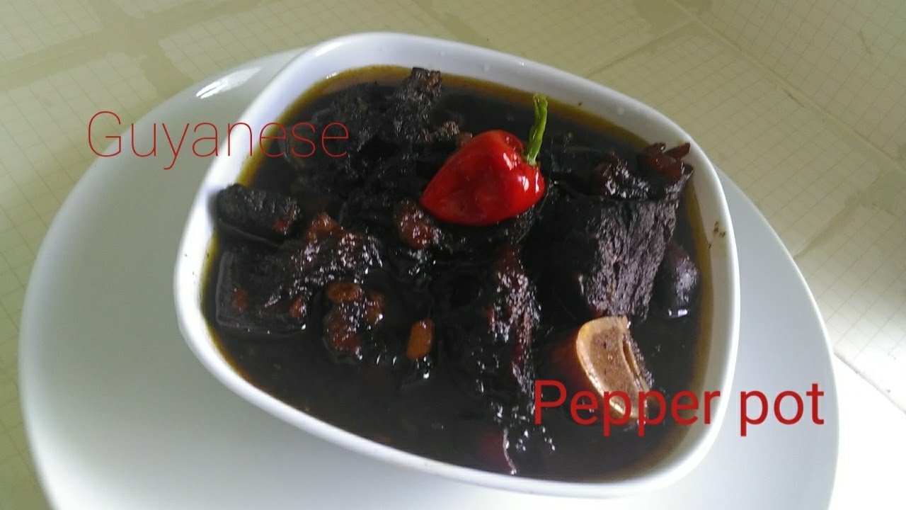 Guyanese Pepper Pot step by step - YouTube