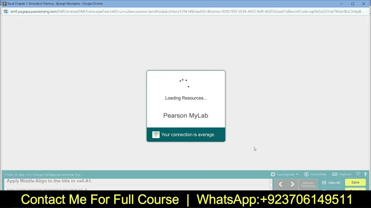 Excel Chapter 1 Simulation Training | Chapter 1 Simulation Training | Simulation - YouTube