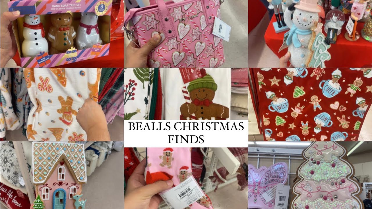 ALOT OF MUST HAVES AT BEALLS! PINKMAS, CHRISTMAS, GINGERBREAD DECOR ...