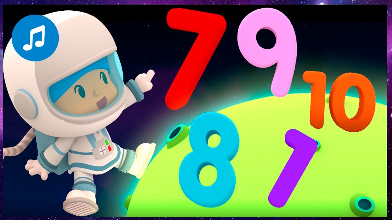 🚀 Space Numbers + Planets Song - Nursery Rhymes & Kids Songs | Pocoyo ...